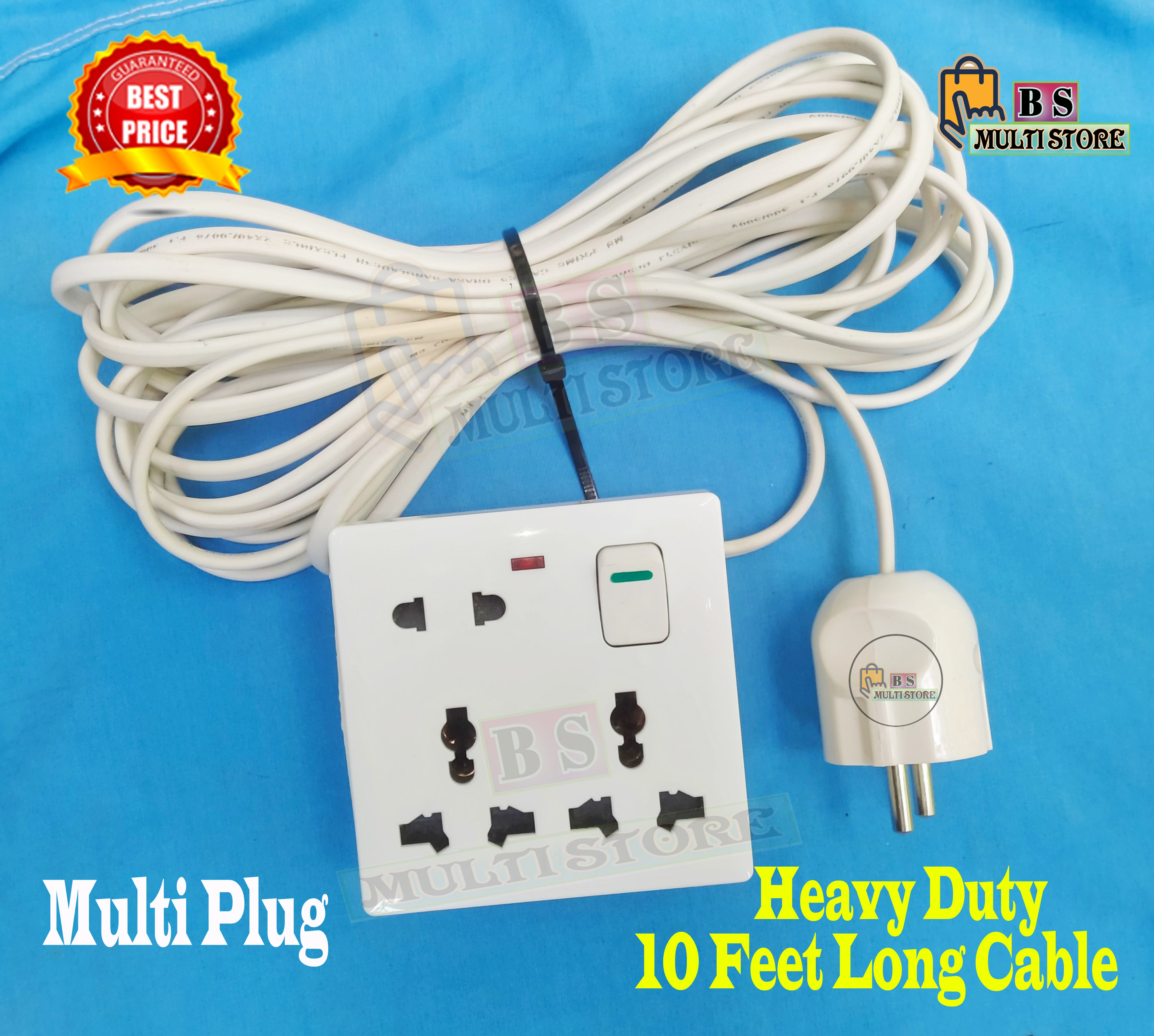 8 Pin Multi Gang Socket Double 3 Pin- 1Piece 2 Pin Multi Function ...