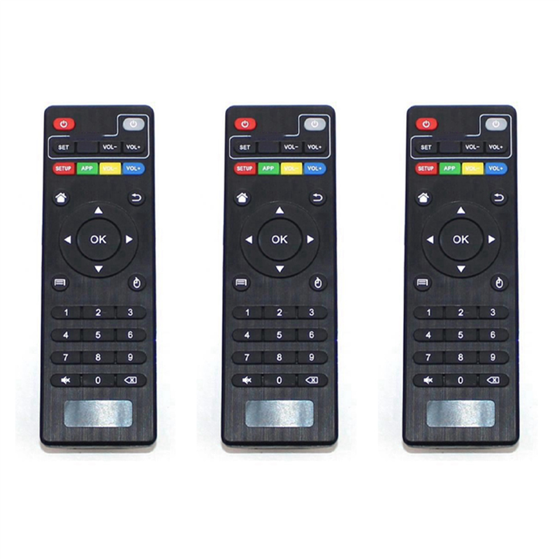 3X Black Plastic Remote Controller for PRO M8S V88/T95X/T9 Android 4.4 ...