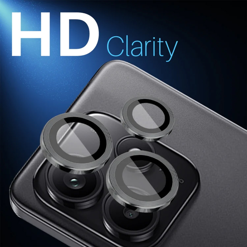 Xiaomi Redmi Note 14 4G Lens Protectors Metal Ring Case Camera Tempered ...