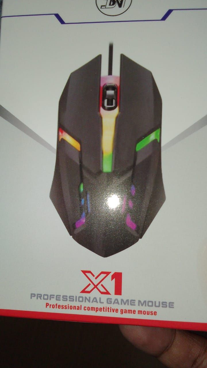 New X1 Backlight Wired Gaming Mouse RGB Light Computer Mouse Gamer Mice ...
