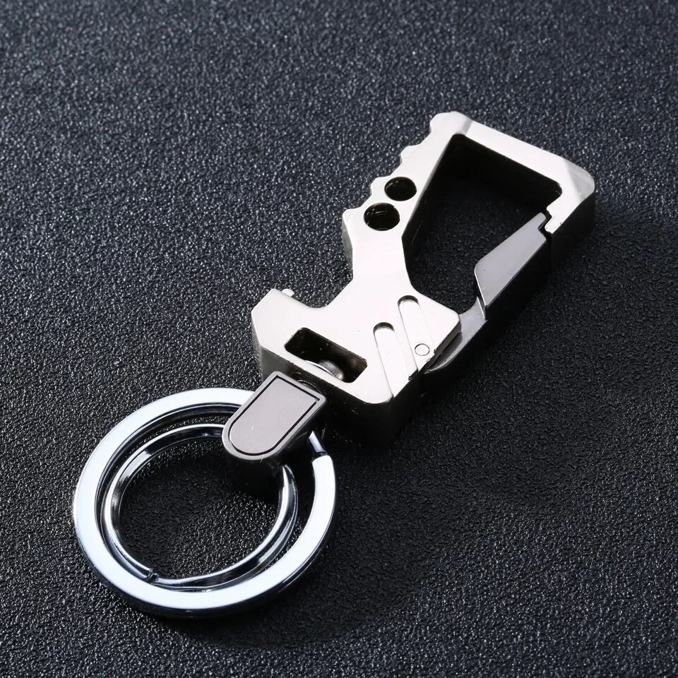 Multifunctional Men's key Chain Metal Waist Belt Clip Anti-lost Buckle ...