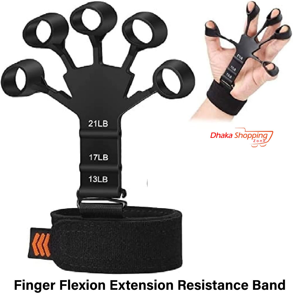 Silicone Hand Grip Device Finger Exerciser Strengthener Stretcher-NR ...