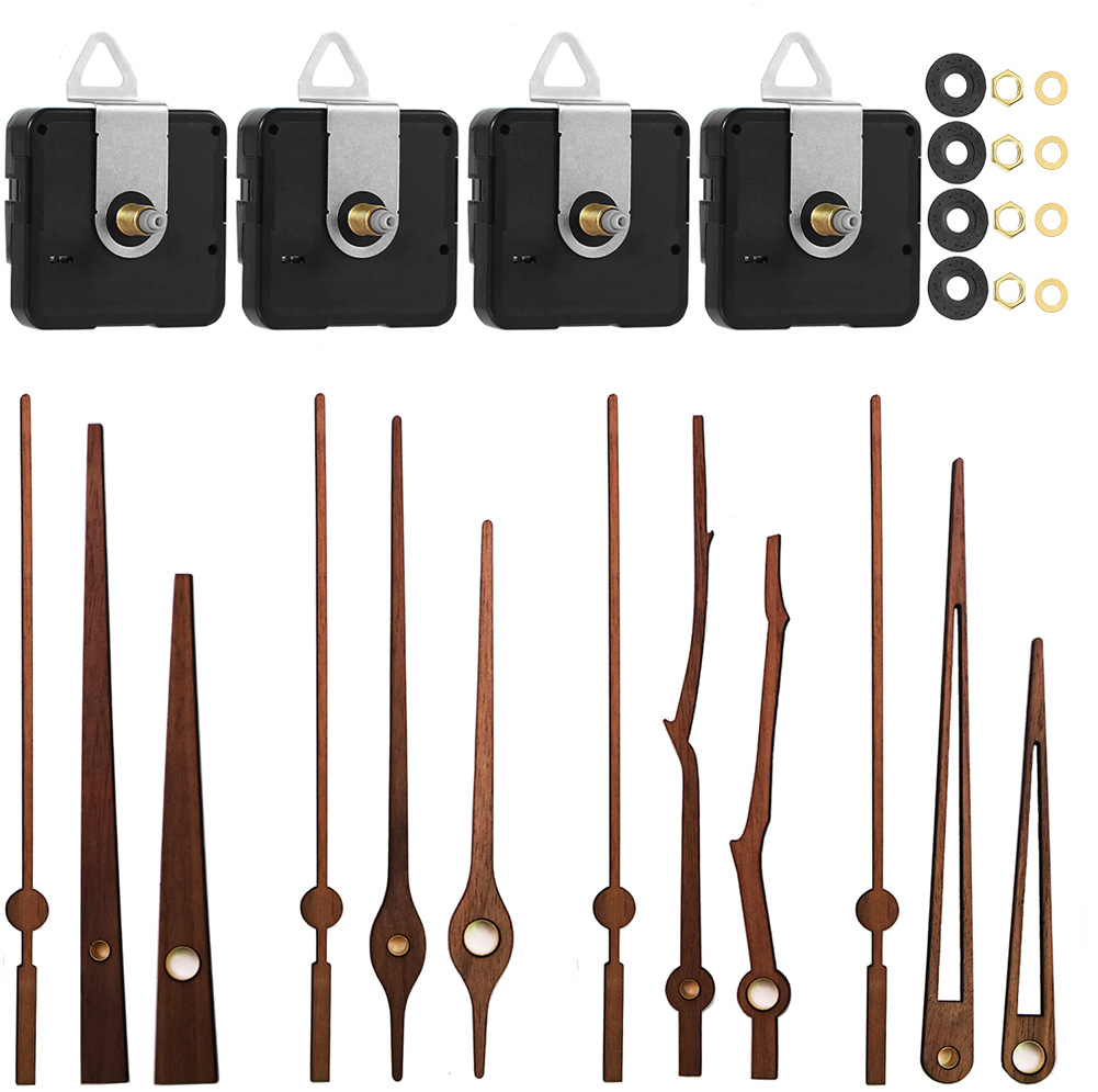 Core sound quartz wall clock machine mahogany hands trace quiet Y clock ...