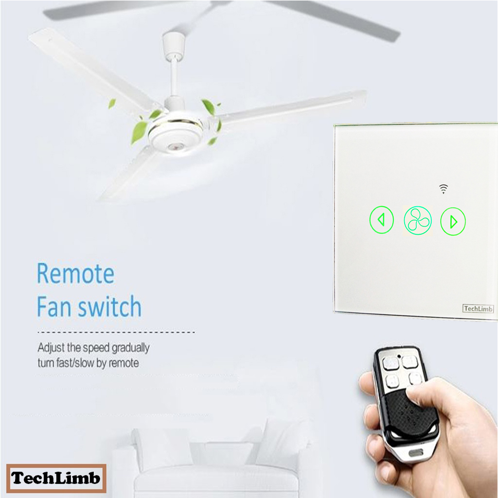 Smart WiFi Fan Switch – Remote & Touch Control | Works with Alexa ...