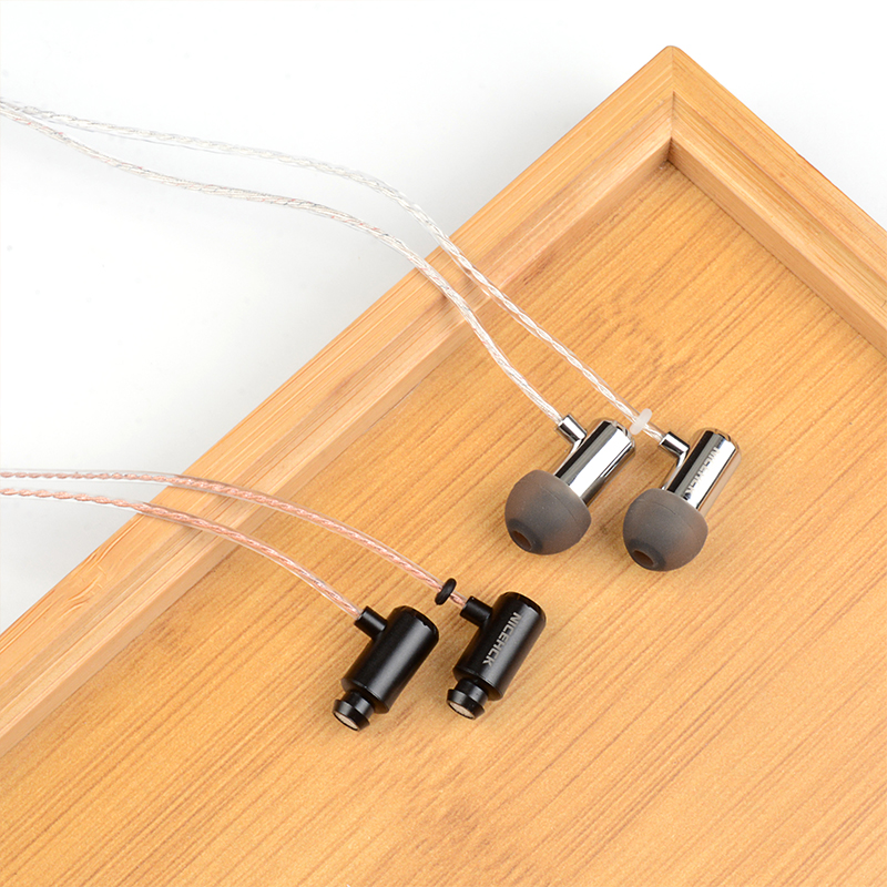 NiceHCK X39 3.5mm L Plug HIFI Wired In-Ear Earphone Mini 6mm Titanium Plated Dynamic Earbud HD ...