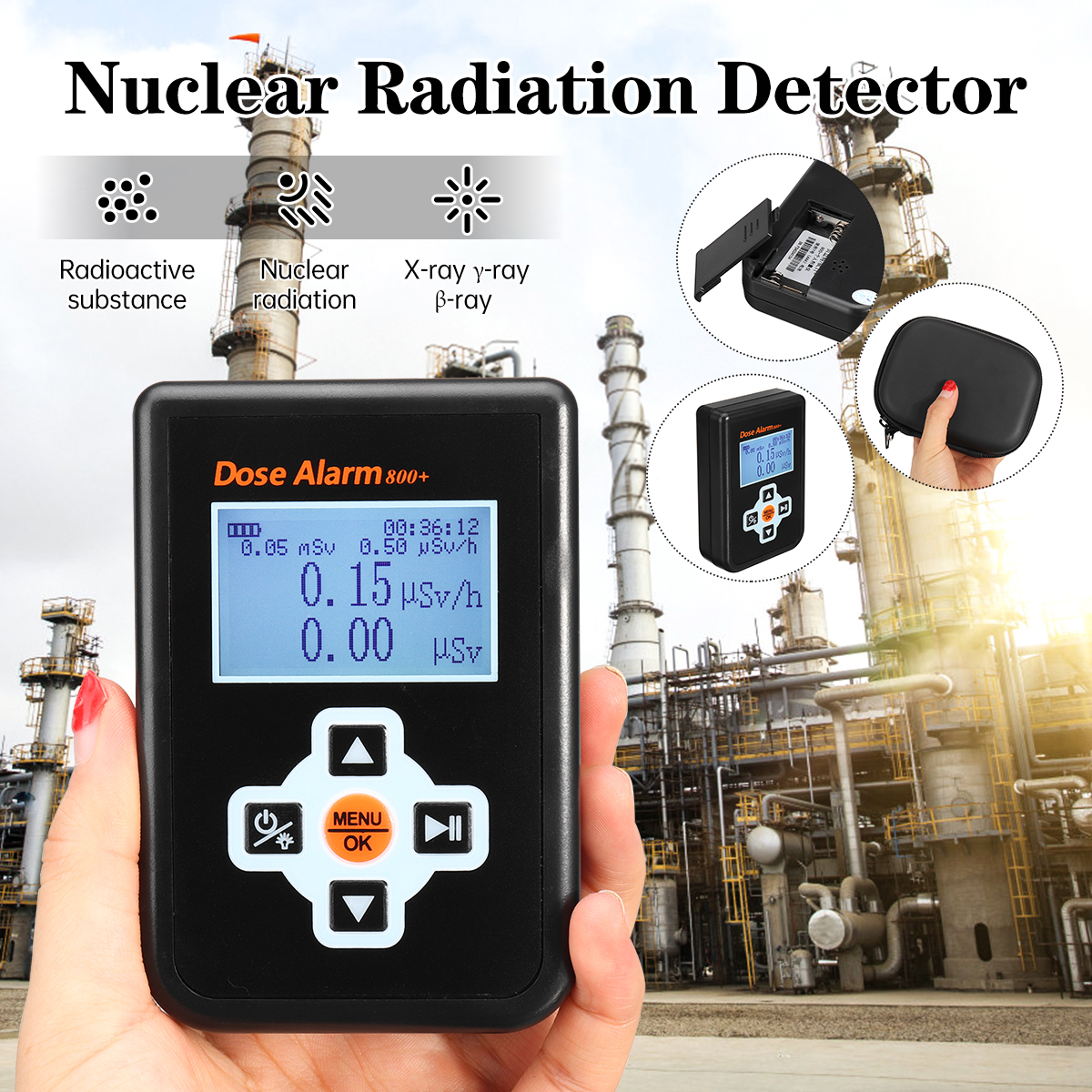 X Ray Beta Gamma Detector Personal Dosimeter Nuclear Radiation Detector