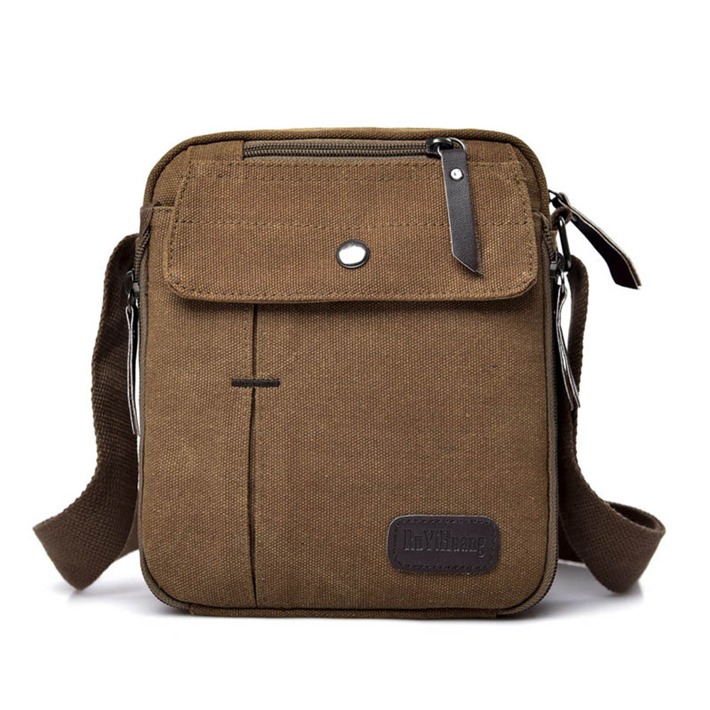 Tool Bag Satchel Bag Single Back Bag Men Bag Washed Canvas Messenger ...