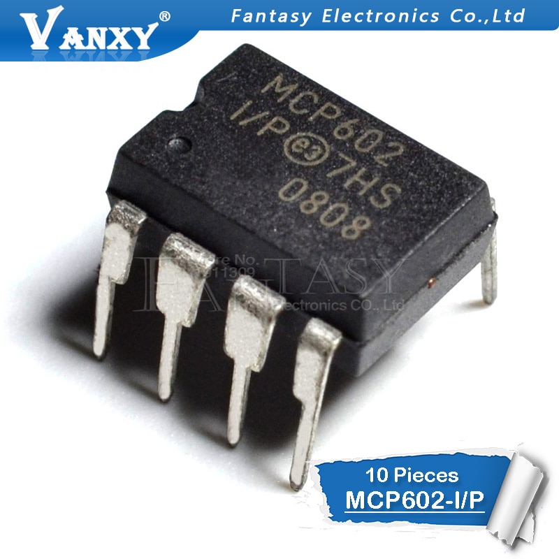 【happy one】10PCS MCP602-I/P DIP8 MCP602 DIP DIP8 to Single CMOS Op Amps | Daraz.com.bd