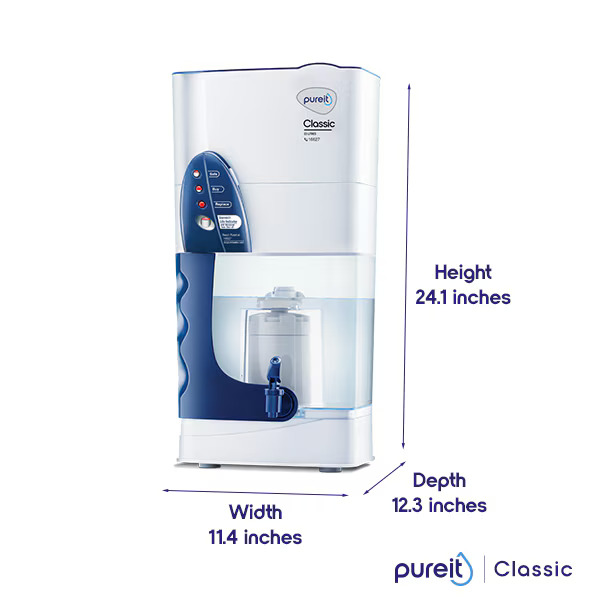 Unilever Pureit Classic 23 Liter Water Filter – 4-Stage Advanced ...