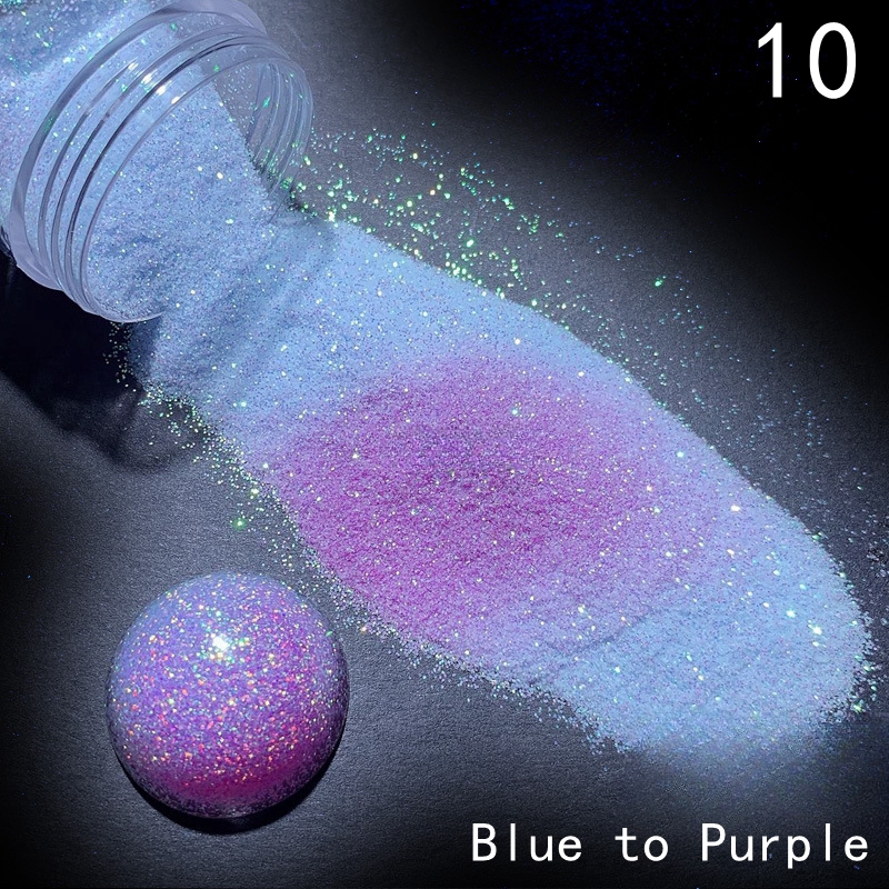 10g/box UV Sensitive Color Temperature Changing Powder DIY Handmade ...