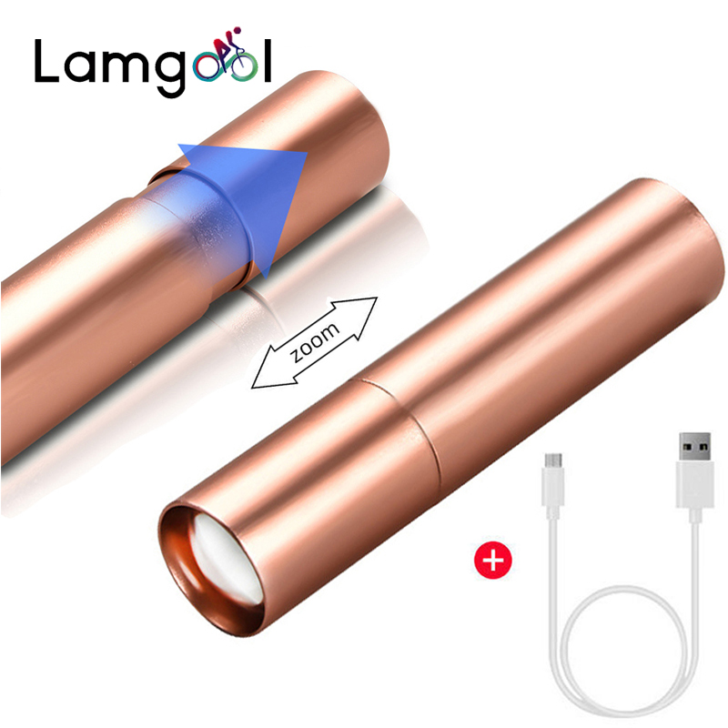 Lamgool Rechargable Mini LED electricTorch 3 Lighting Modes Waterproof ...