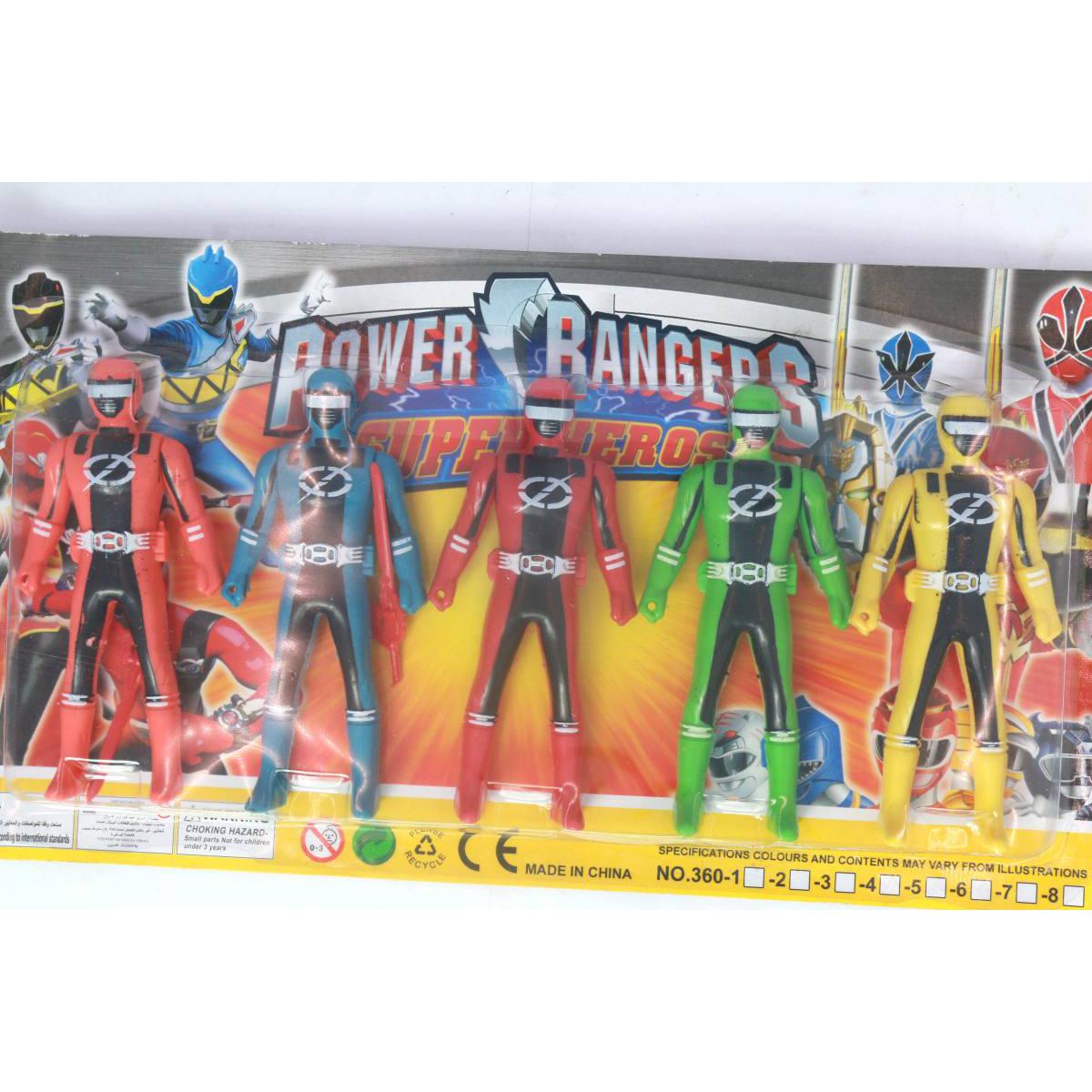 Power Rangers Toys Set 5 Pcs | Daraz.com.bd
