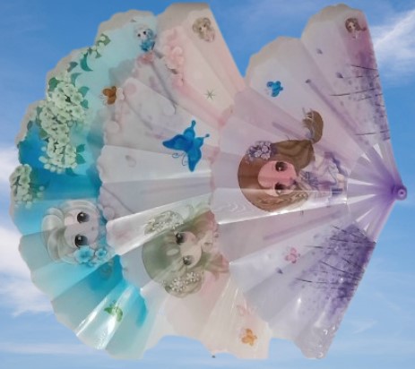 High Quality Stylish Hand Fan Haat Pakha-1pcs | Daraz.com.bd