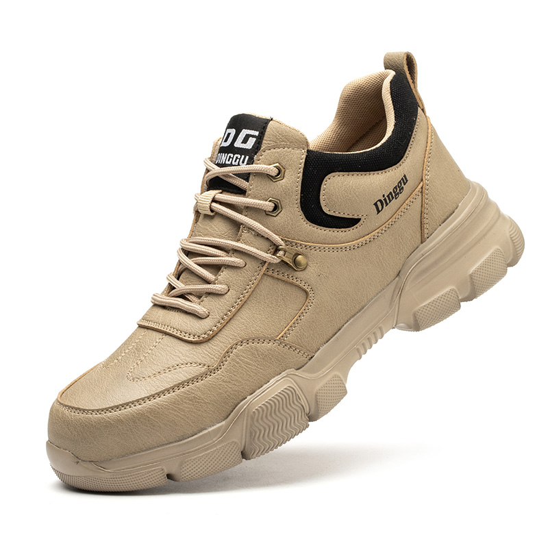 DINGGU safety shoes/ Steel toe and steel mid sole safety shoes/ Light ...