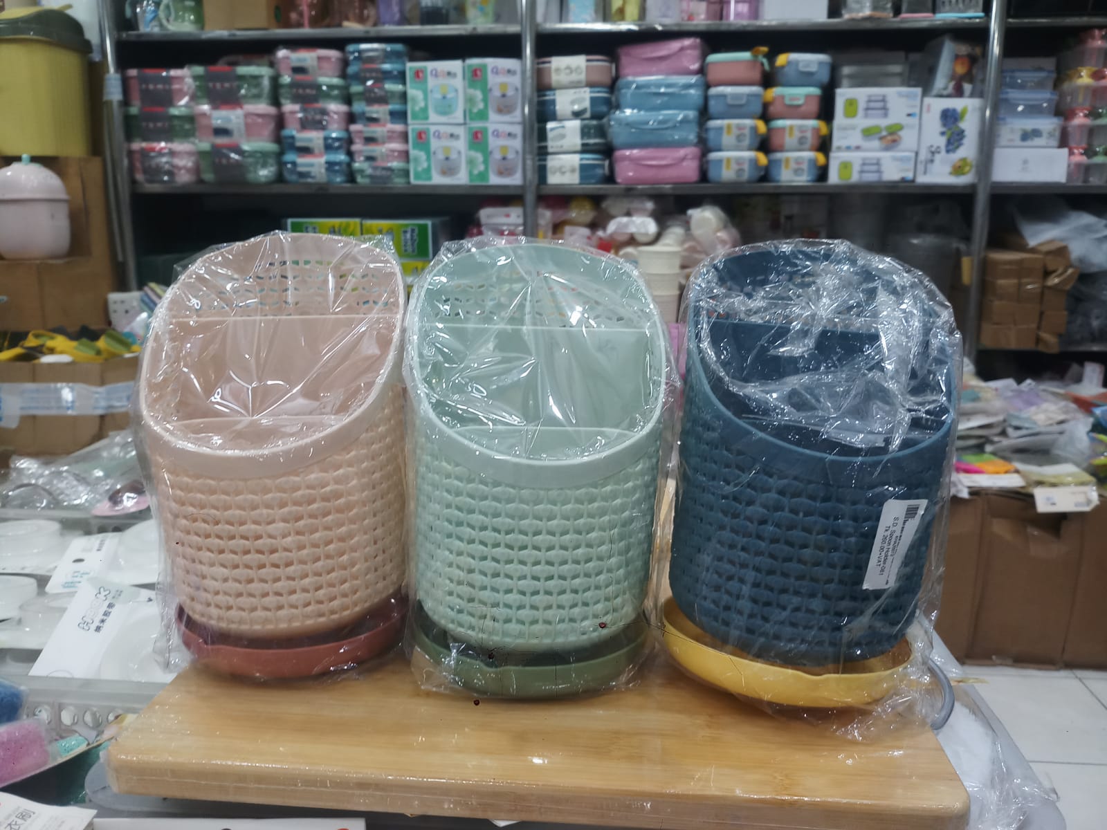 Office Desktop Storage Stationary Supplies Container Pencil Bucket Pen ...
