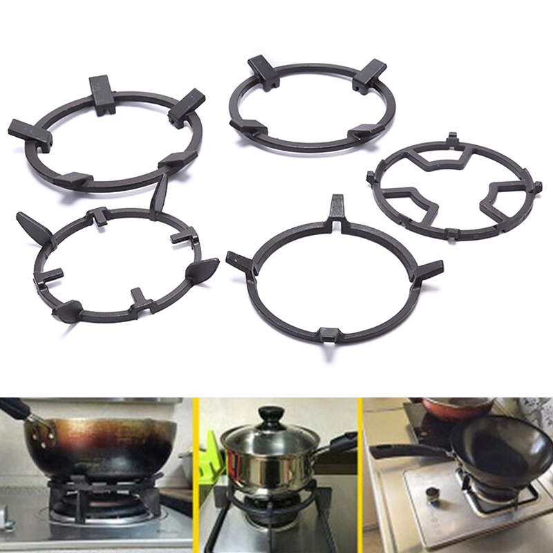 Wok Stands Iron Wok Pan Support Rack For Burners Hobs Kitchen Tool ...