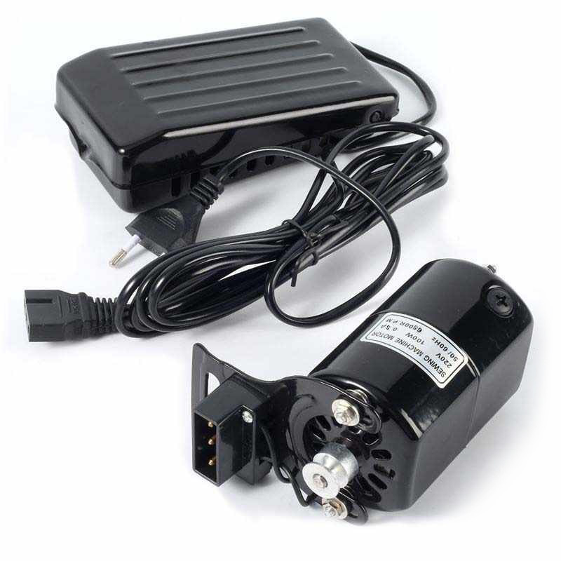 Sewing Machine Motor, Sewing Motor with Foot Pedal Controller Speed ...