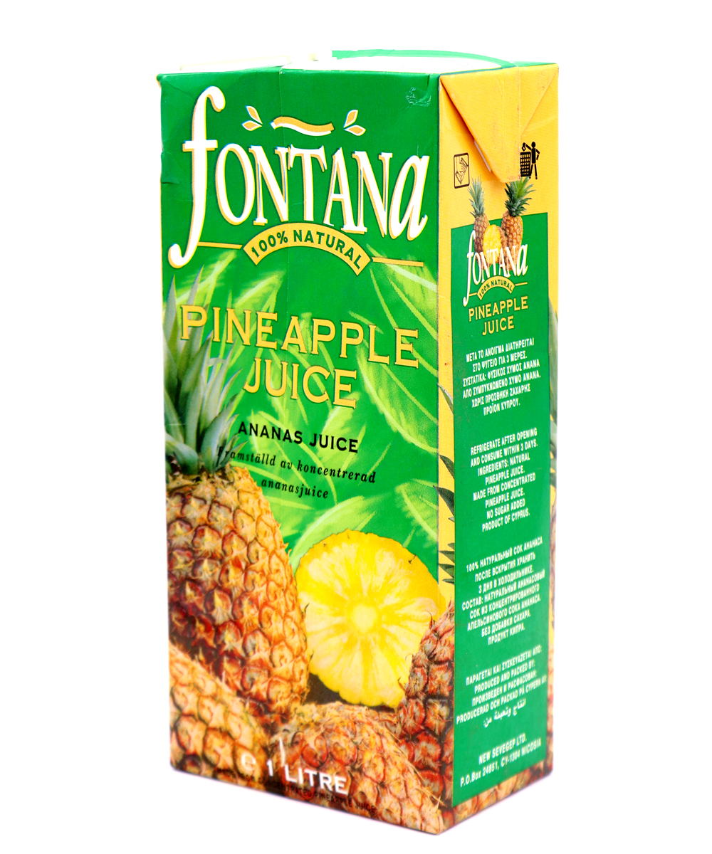 Fontana Pineapple Juice 1 Liter | Daraz.com.bd