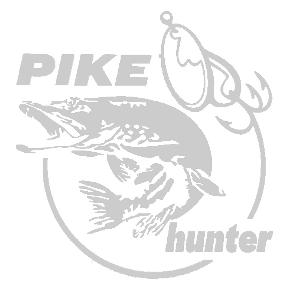 Pike Hunter Fish Car Sticker Reflective PET Decal Auto Door Window ...