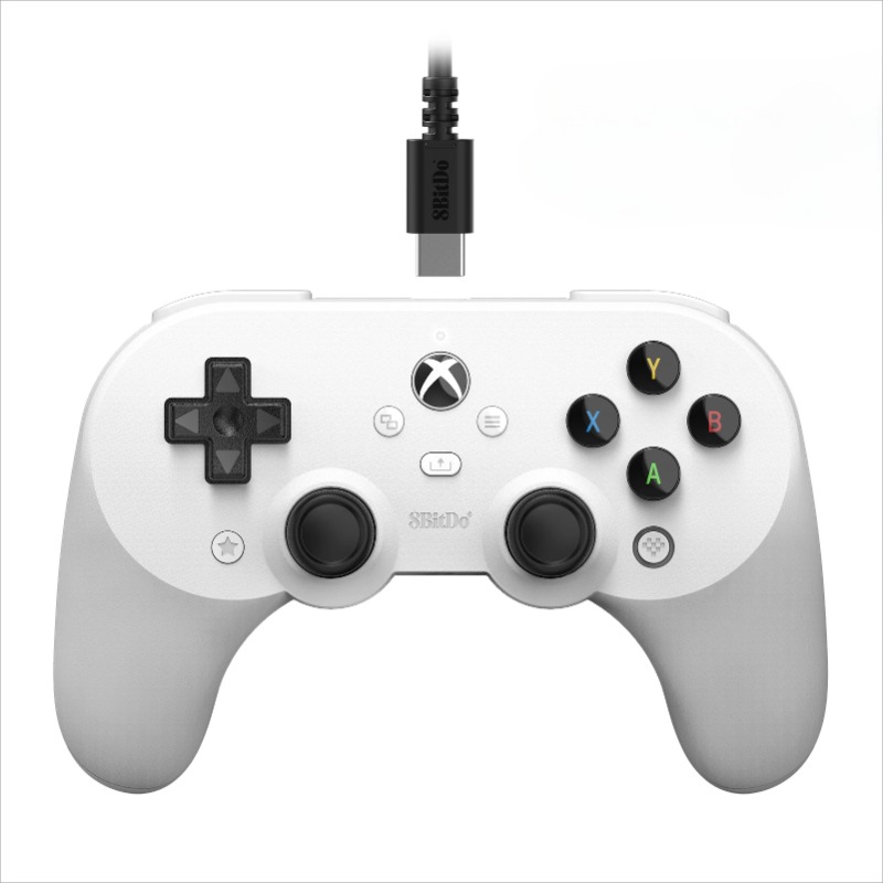 8BitDo Pro 2 Wired Controller with Hall Effect Joystick Gamepad for ...