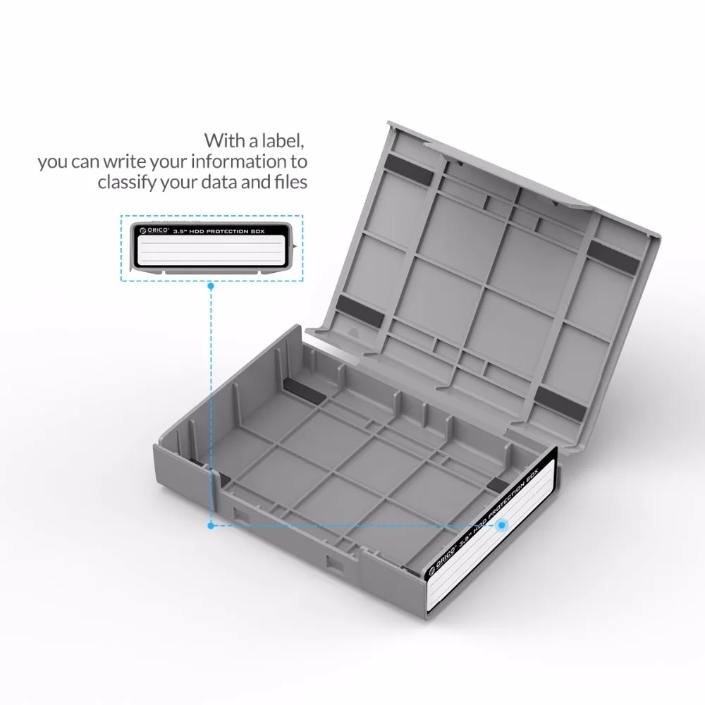 ORICO HDD ProtectIon Box 3.5 Inch External Storage Box For HDD SSD With ...