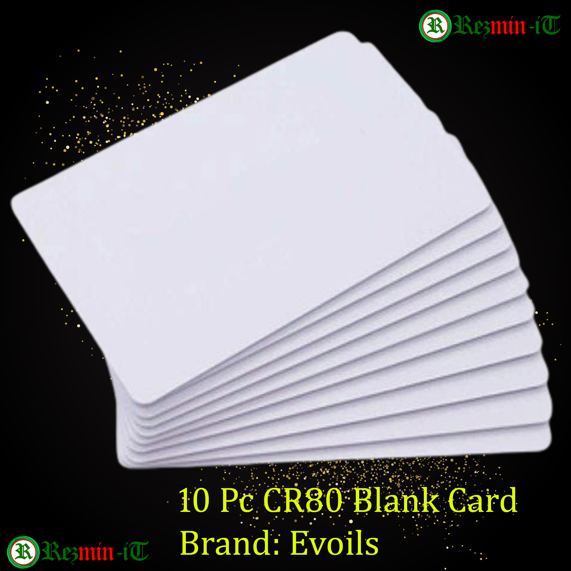 PVC Blank Card for Print ID Card-ISO CR80 Size-10Pc | Daraz.com.bd