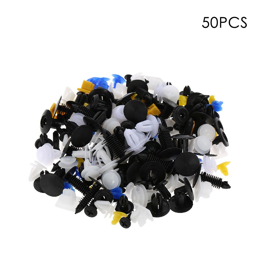 Car Body Plastic Push Pin Rivet Fasteners Trim Moulding Clip ...