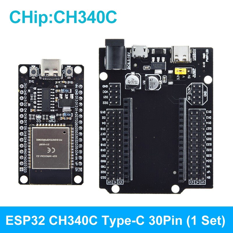 ESP32 Development Board TYPE-C/MICRO USB CP2102 WiFi+Bluetooth Dual ...