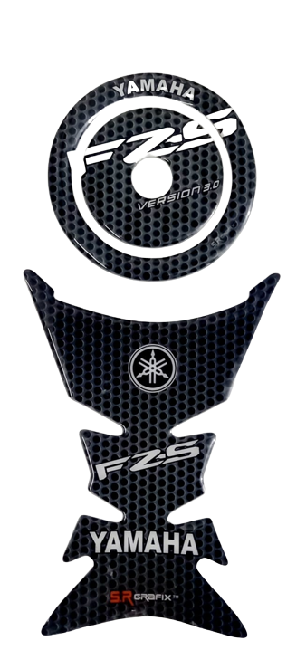YAMAHA FZ-S Fuel Tank Pad Sticker For Motorcycle. Full Black | Daraz.com.bd