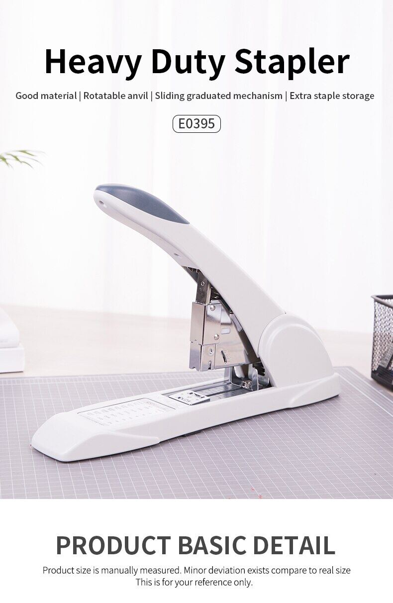 DELI E0395 Heavy Duty Stapler 210 sheets Easy staple durable stapler ...