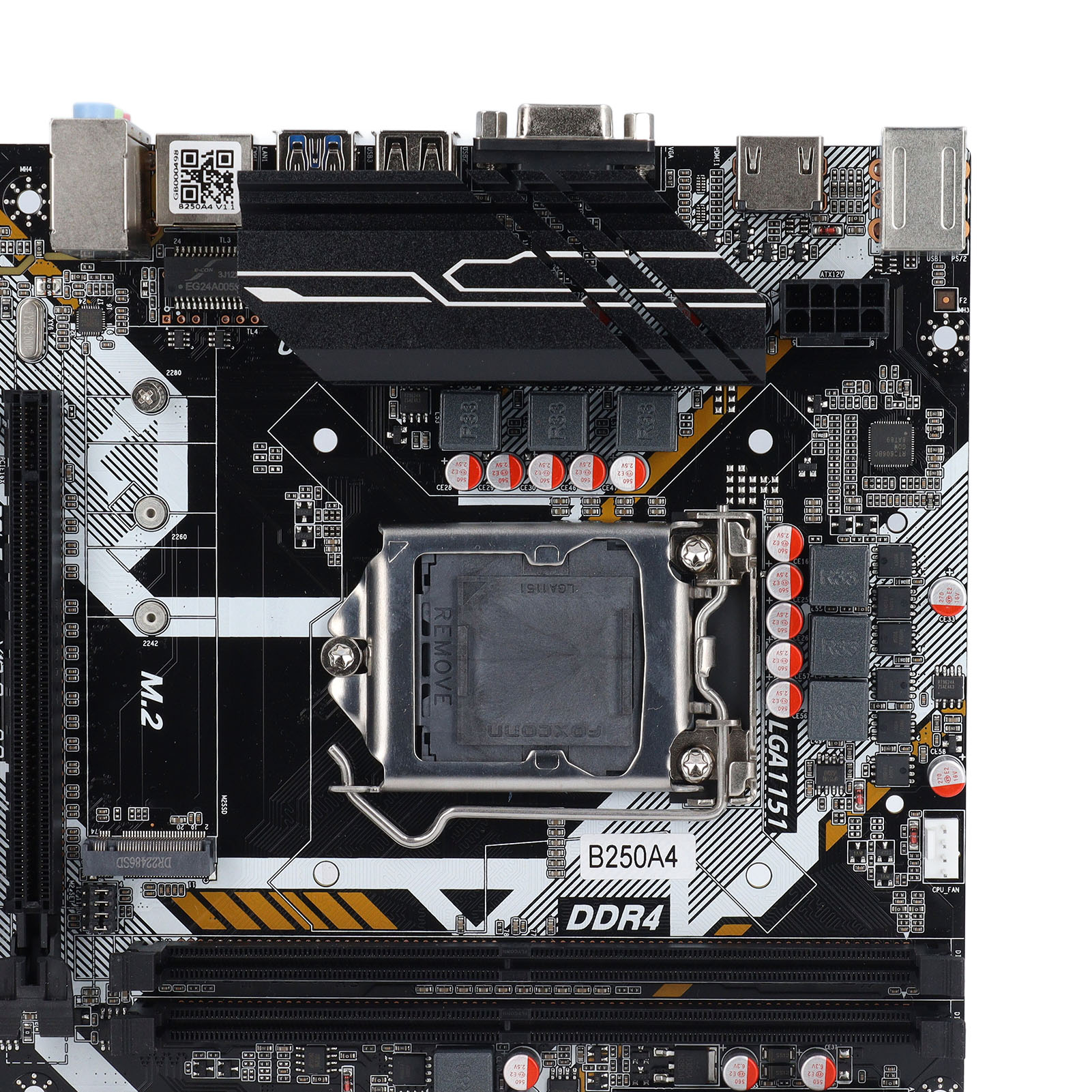 B250 Motherboard for LGA 1151 PCI E X16 Gen 3.0 DDR4 VGA M.2 ATX Gaming ...