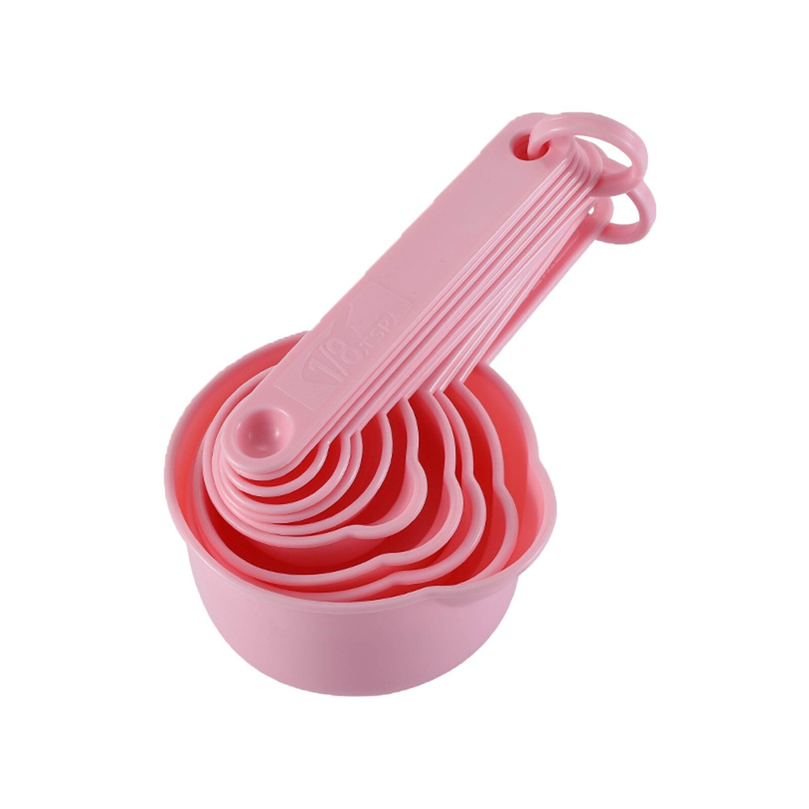 8Pcs set Measuring Spoons Plastic Measure Spoon Useful Sugar Cake ...