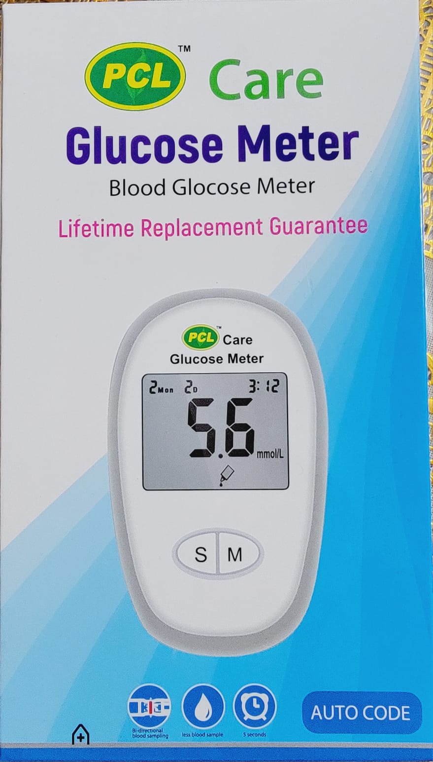 PCL Care Glucose Meter Blood Glucose Monitor | Daraz.com.bd