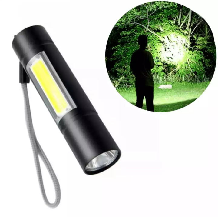 MULTI FUNCTIONAL USB Rechargeable LED Mini Flashlight - Torchlight ...