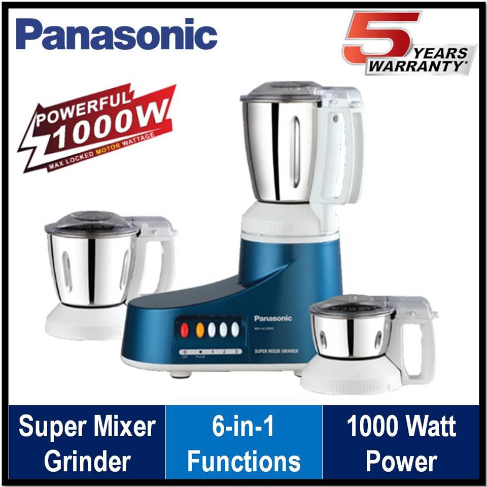 Panasonic MX-AC380 6-in-1 Super Mixer Grinder | 1000 Watt | Daraz.com.bd