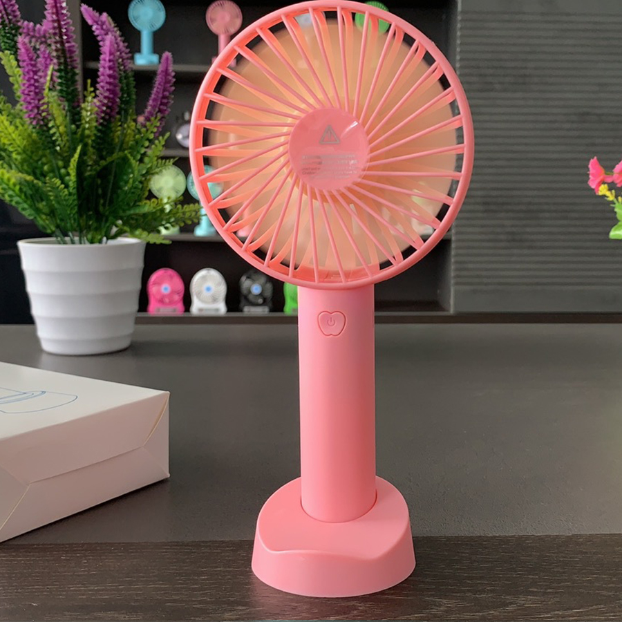 Mini Portable USB Hand Fan Built-in Rechargeable Battery Operated ...
