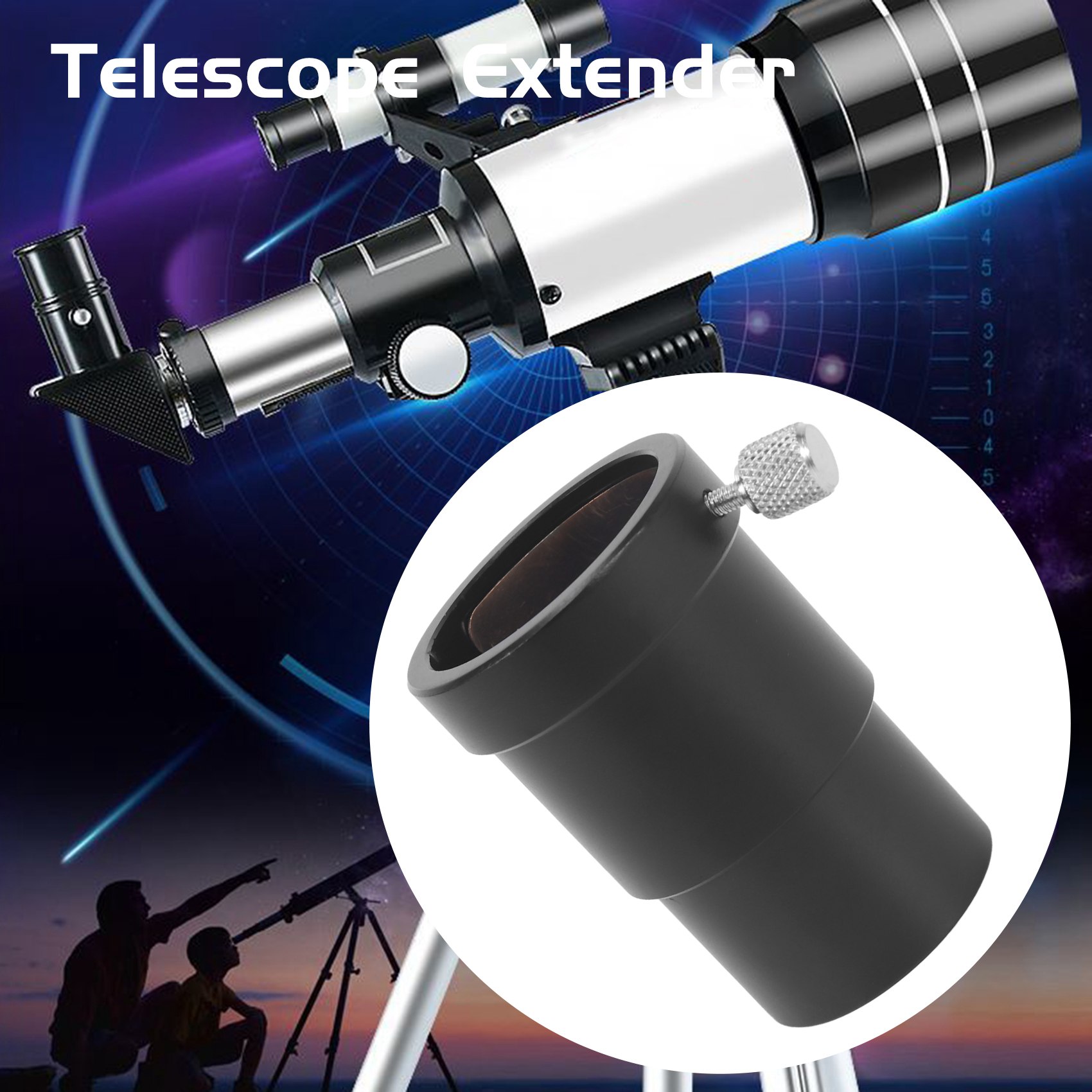 1.25 inch Extension Tube for Astronomy Telescope Monocular Eyepiece ...