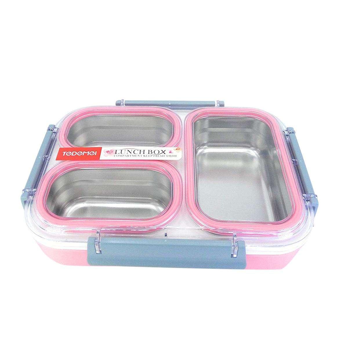 TEDEMEI 3 Containers Lunch Box (1200 ml) | Daraz.com.bd