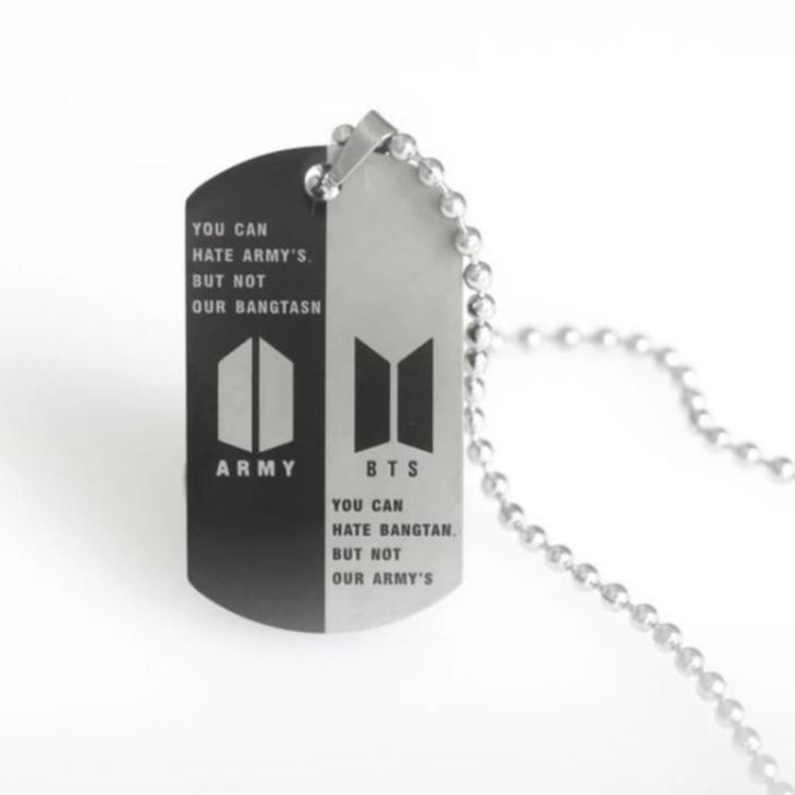 Kpop BTS Stainless Steel Pendant | Daraz.com.bd
