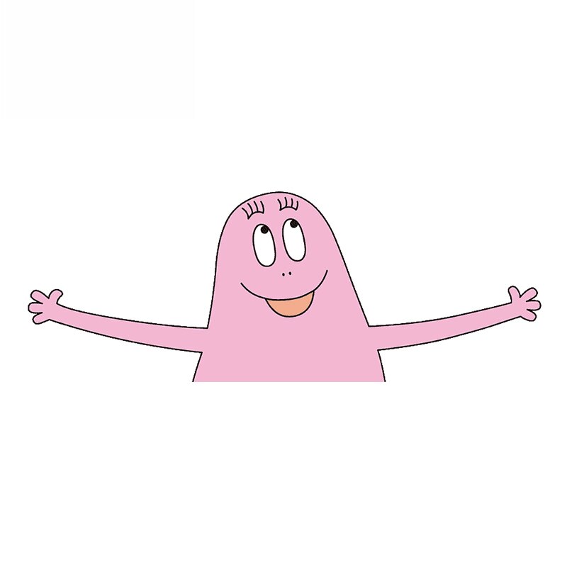Barbapapa Motorcycle Car Bumper Window Stickers Vinyl Car Sticker ...
