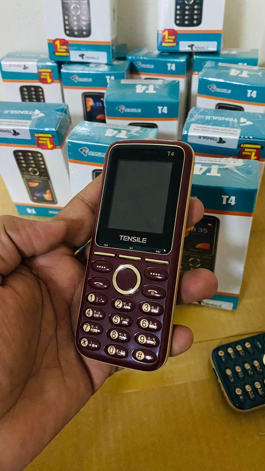 T4 Green Color Feature Mobile Phone | Daraz.com.bd