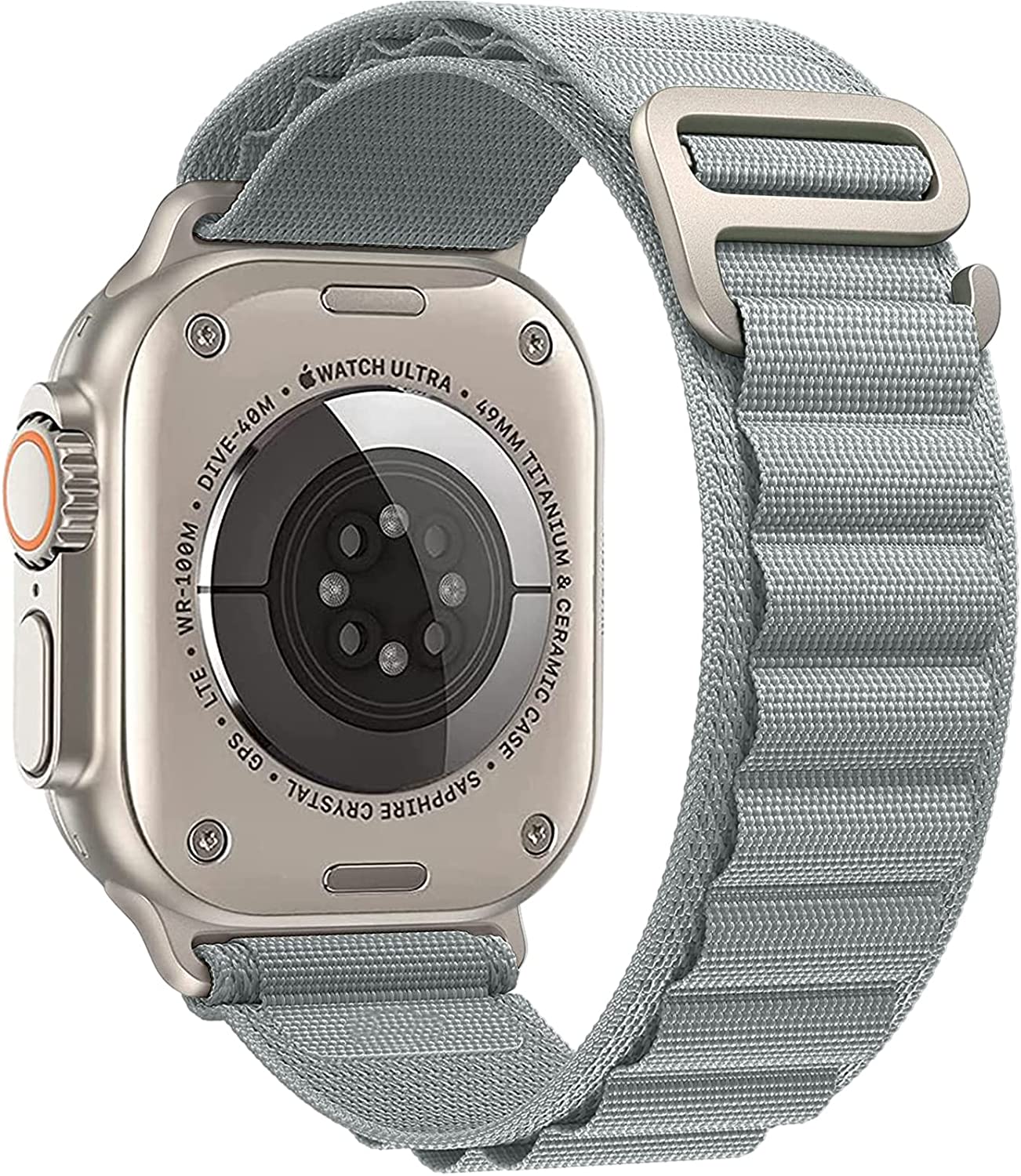 45mm/49mm Premium Woven Nylon Loop Replacement Wristband Alpine Loop ...