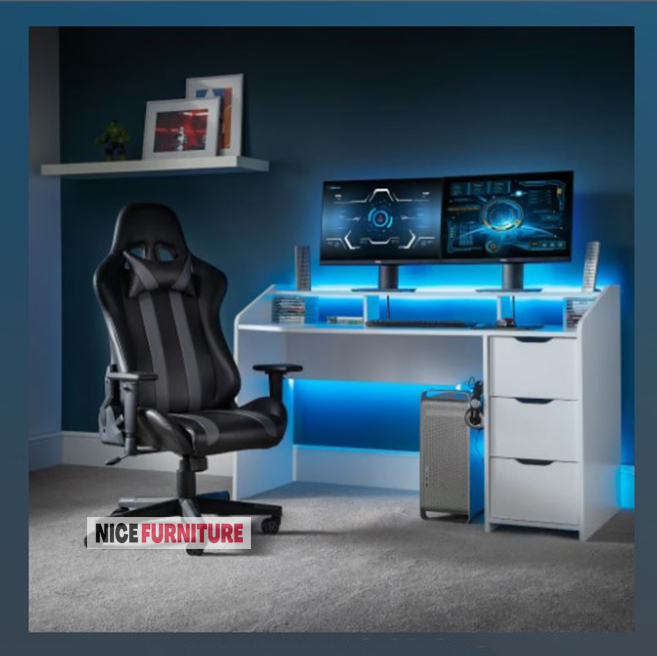 Gravity Workstation Desk | Gaming Table for pc | Workstation Computer ...