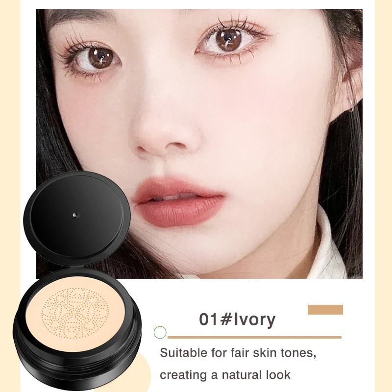 TUZ Snail Collagen CC Cream Mushroom Head Cushion Foundation Concealer ...