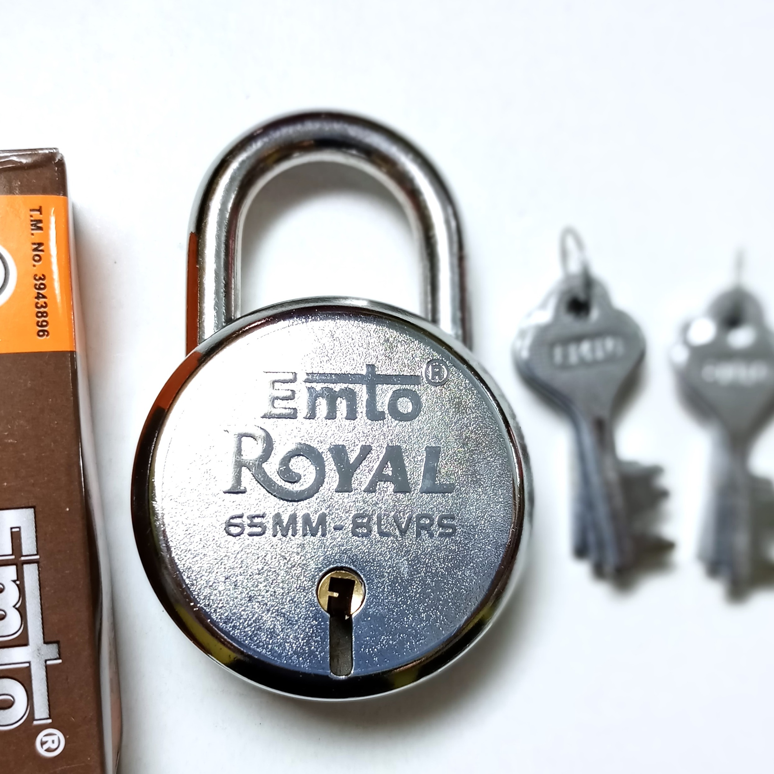 11original Keys Heavy duty Steel Tala / Padlock. (65 mm Big size ...