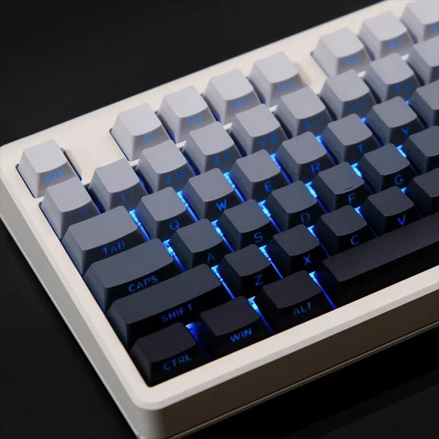 PBT Keycaps Side Print Keycap Set Double Shot Shine Through Custom ...
