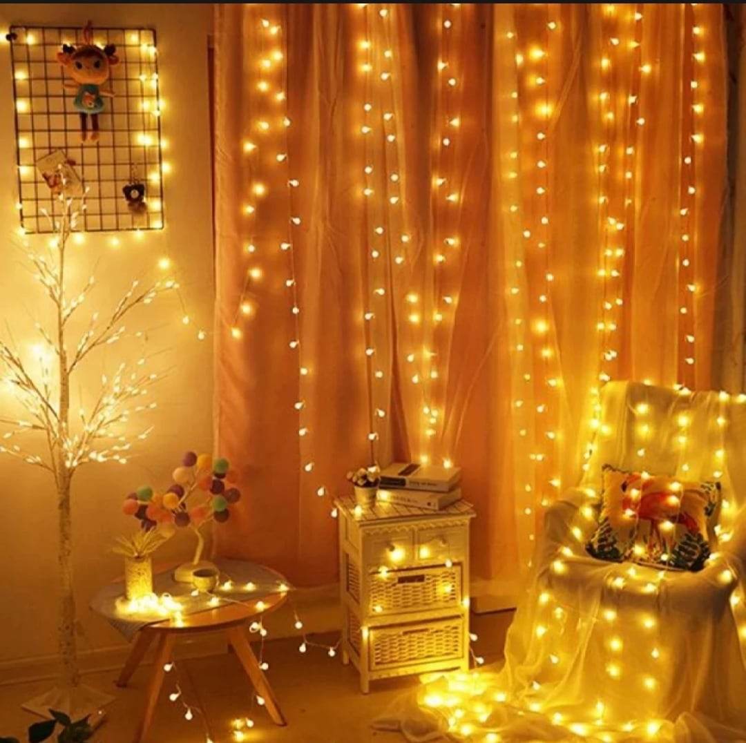 Fairy Decorative Light 100 Led-Golden, Weeding Festival Party 33 Feets ...