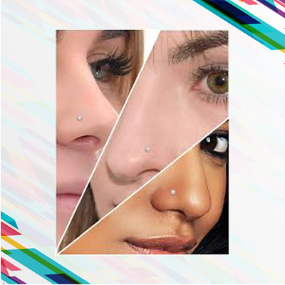 American Diamond One Stone Nose Pin -12cn Set A Introducing Party ...