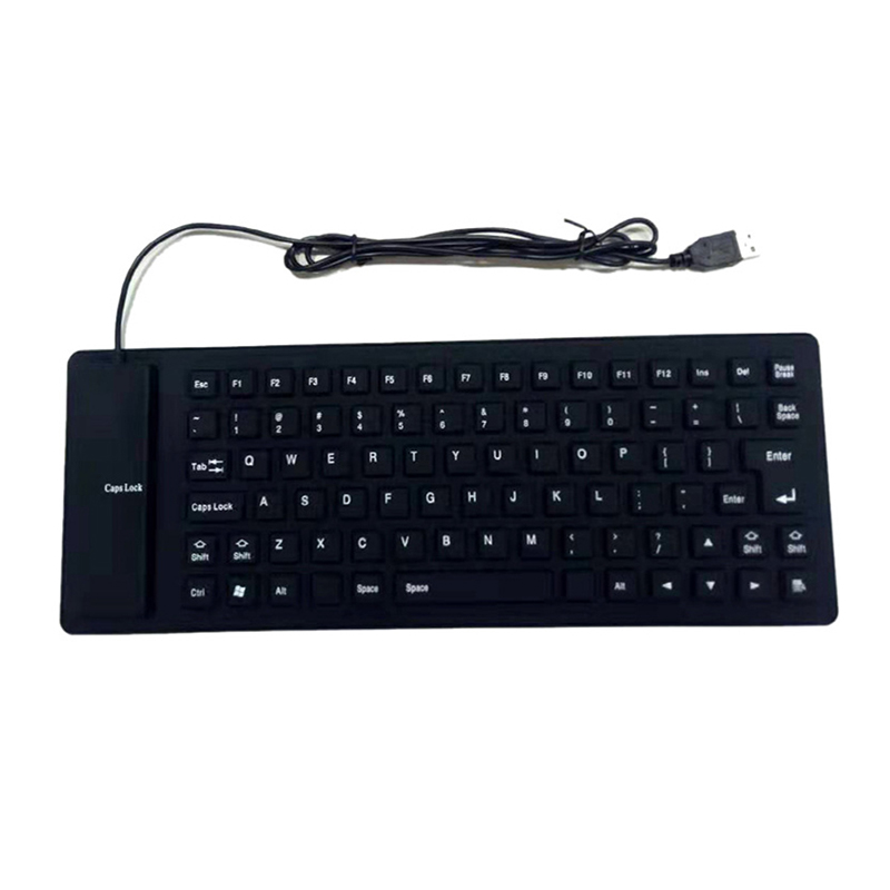 85 Keys Portable Mini USB Keyboard Flexible Waterproof Soft Silicone ...