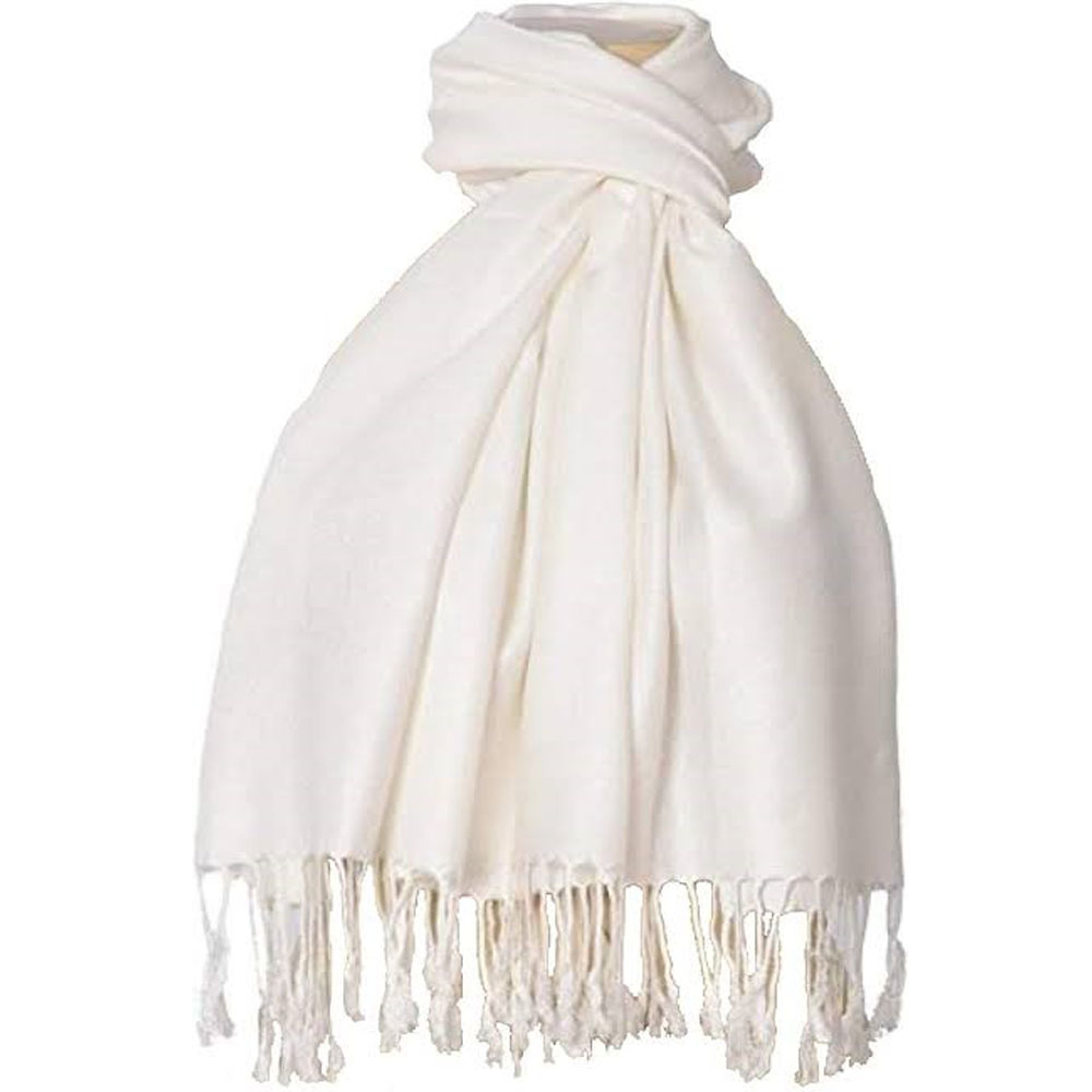 One Colour Woolen Shawl Or Chador For Men & Women